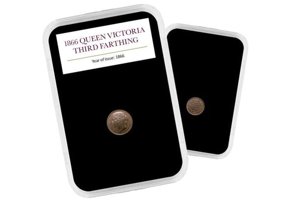1866 Queen Victoria One Third Farthing Coin – The Westminster ...