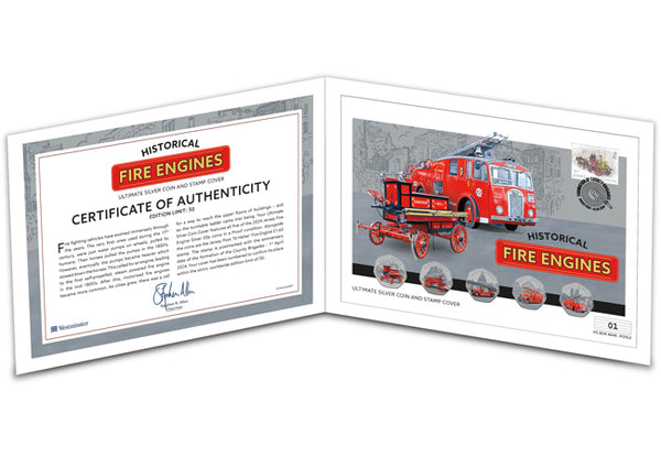 The History of the Fire Brigade Ultimate Silver Proof 50p Cover – The ...