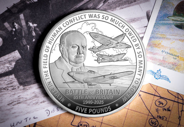 The Battle of Britain 85th Anniversary Silver Proof £5 Set – The ...