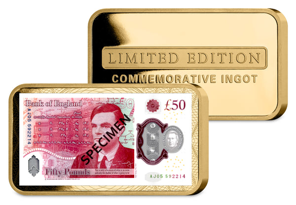 The King Charles III £50 Banknote Ingot Pair – The Westminster ...