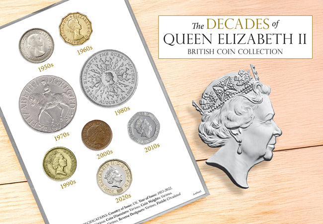 Decades of Elizabeth II Collector's Frame – The Westminster Collection ...