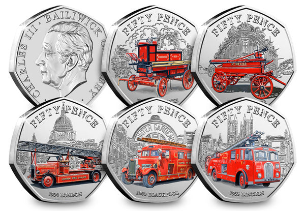 2024 Fire Service BU Colour 50p Set – The Westminster Collection ...