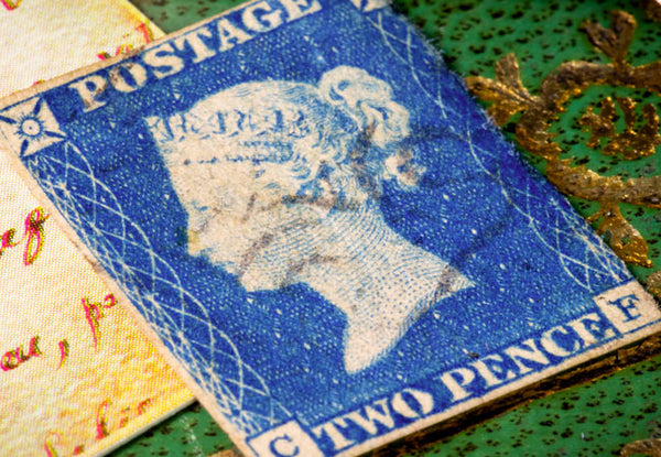 1840 Twopenny Blue - 3 Margin – The Westminster Collection International