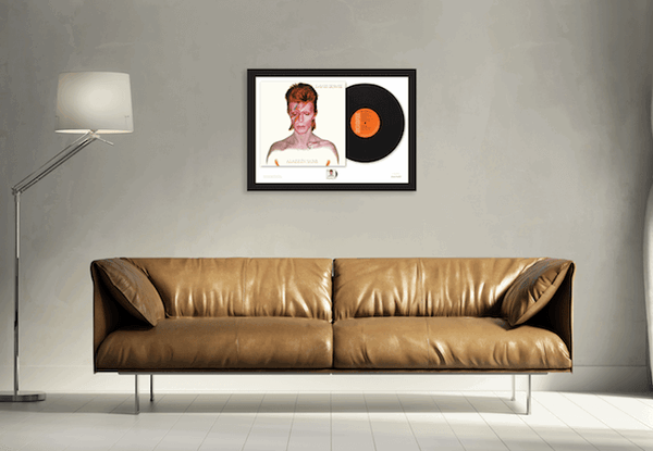 Aladdin Sane Stamp and Vinyl Frame – The Westminster Collection ...