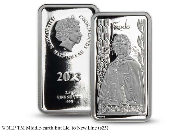 The Official Lord of the Rings Frodo Silver Coin Bar – The Westminster ...