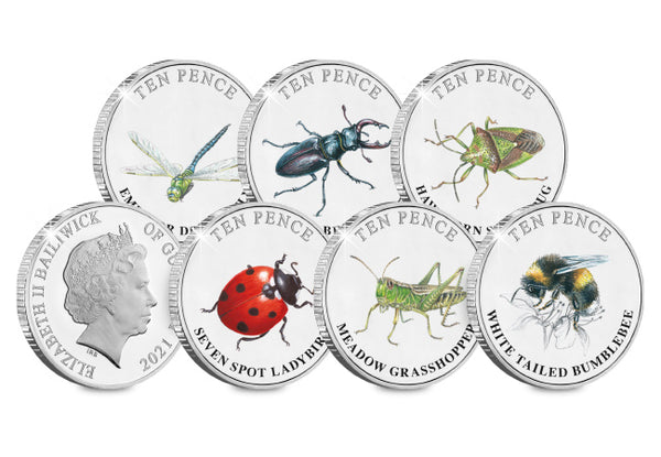 The Insects Colour Brilliant Uncirculated 10p Set – The Westminster ...