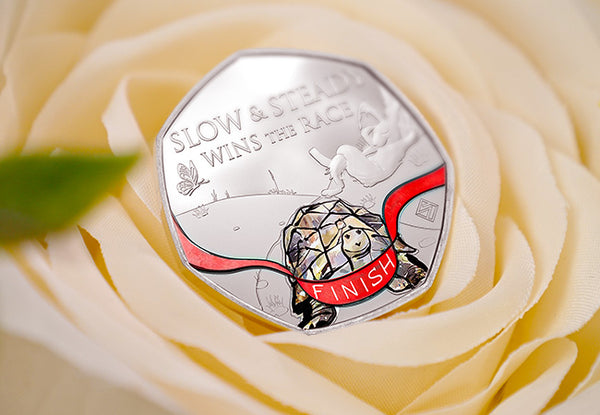 The Hare and the Tortoise 50p Silver Coin – The Westminster Collection ...