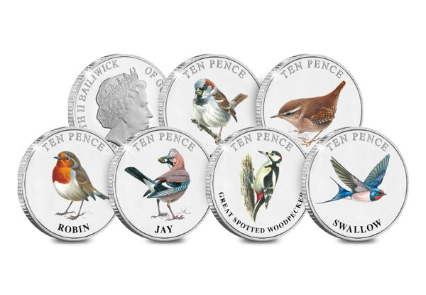 The Garden Birds Colour Brilliant Uncirculated 10p Set – The ...