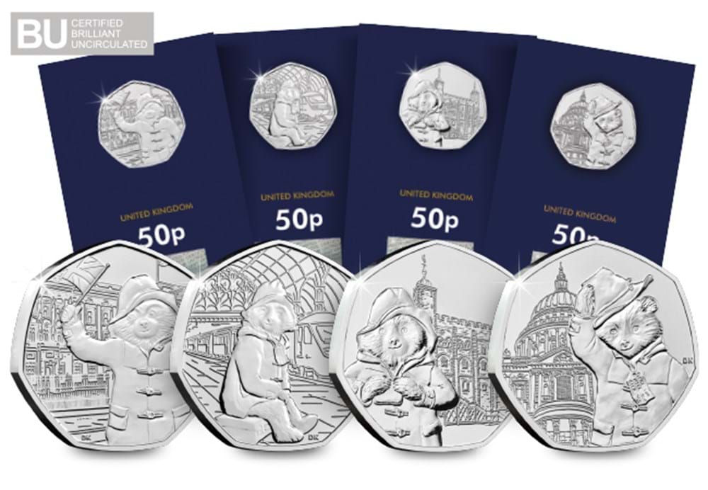 Paddington with the Queen CERTIFIED BU 50p Set – The Westminster ...